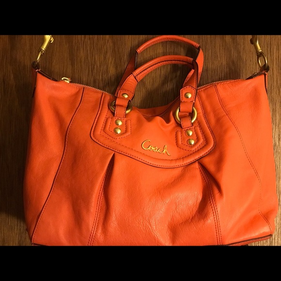 Coach | Bags | Coach Peach Satchel | Poshmark